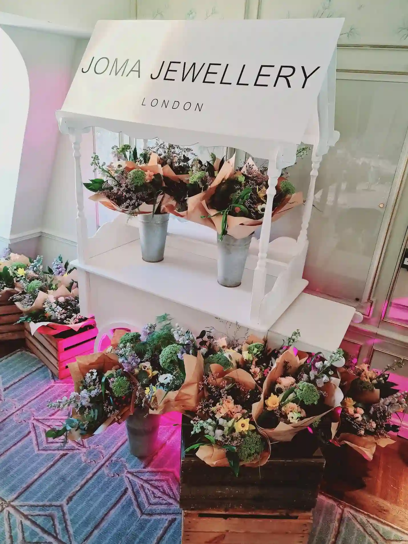 Branded Flower Cart Hire | Branded Confectionery | London & Surrounding ...