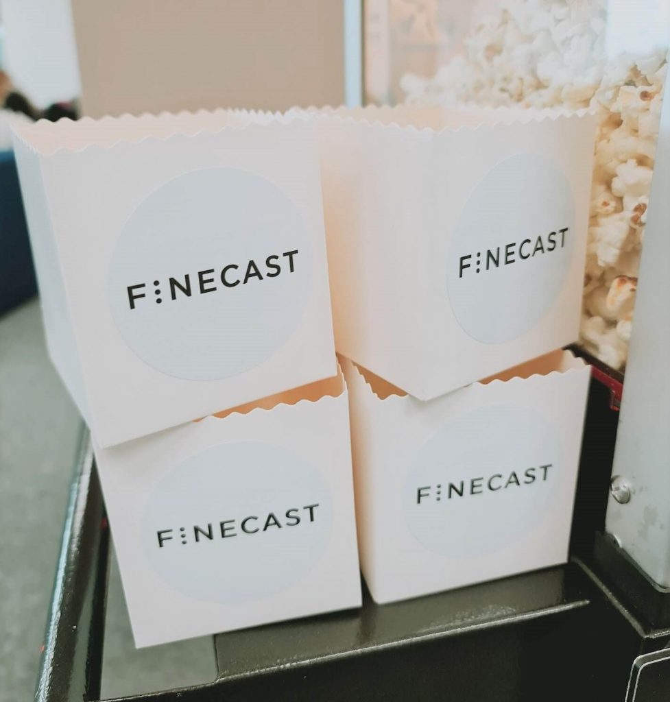 Personalised Branded Promotional Popcorn Boxes - Aylin Sweets