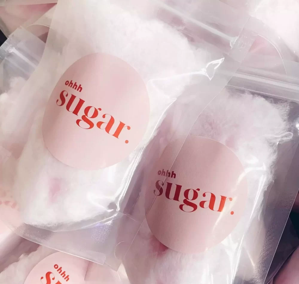 Branded Candy Floss Bags - Custom Printed - Aylin Sweets